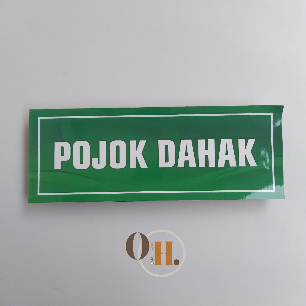 Jual Stiker Pojok Dahak - Stiker Tempat Mengeluarkan Dahak | Shopee ...