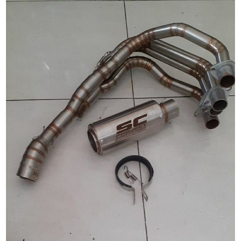 Jual Knalpot racing sc project fullsysteem ZX25R Pnp tinggal pasang ...