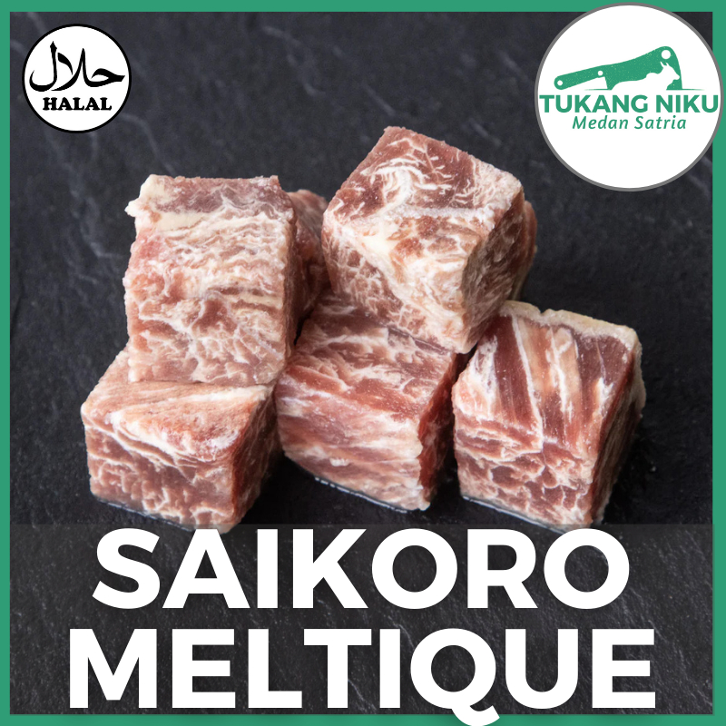 Jual SAIKORO MELTIK - DAGING SAPI HALAL MELTIQUE WAGYU BEEF CUBE CUBES ...