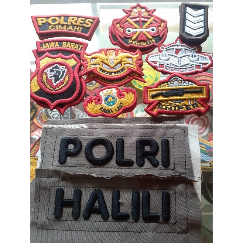 Jual ATRIBUT POLRI FULL SET PANGKAT BRIPKA TIMBUL 3D | Shopee Indonesia