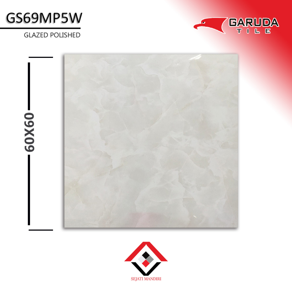 Jual granit 60x60 - motif marmer - garuda gs69mp5w - ouros l cream | Shopee Indonesia