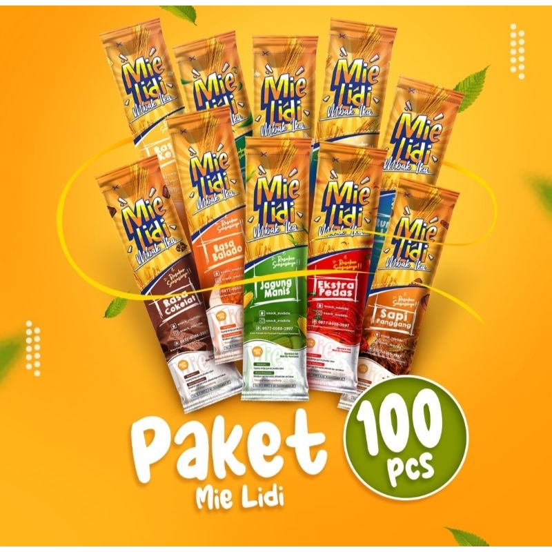 Jual Paket Usaha Mie lidi 100Pcs | Shopee Indonesia
