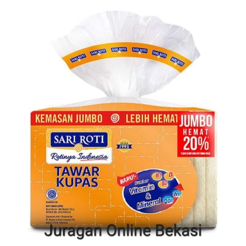 Jual SARI ROTI TAWAR KUPAS JUMBO TERMURAH [300gr] | Shopee Indonesia
