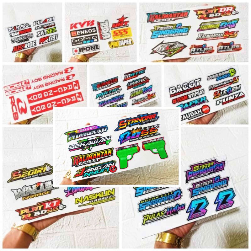 Jual STIKER SET PACK STICKER VIRAL KEREN | Shopee Indonesia