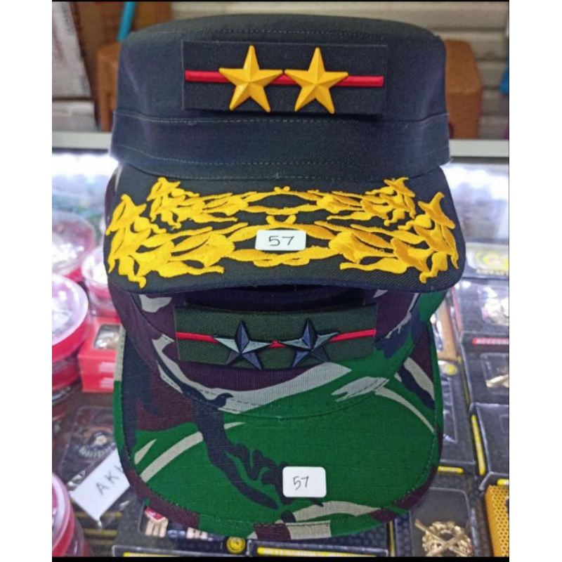 Jual Topi Pet Komando Pati + Pangkat Logam Timbul ( Costum ) | Shopee ...