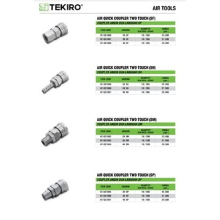 Jual TEKIRO AIR QUICK COUPLER TWO TOUCH AND PLUG COUPLER ANGIN DUA ...