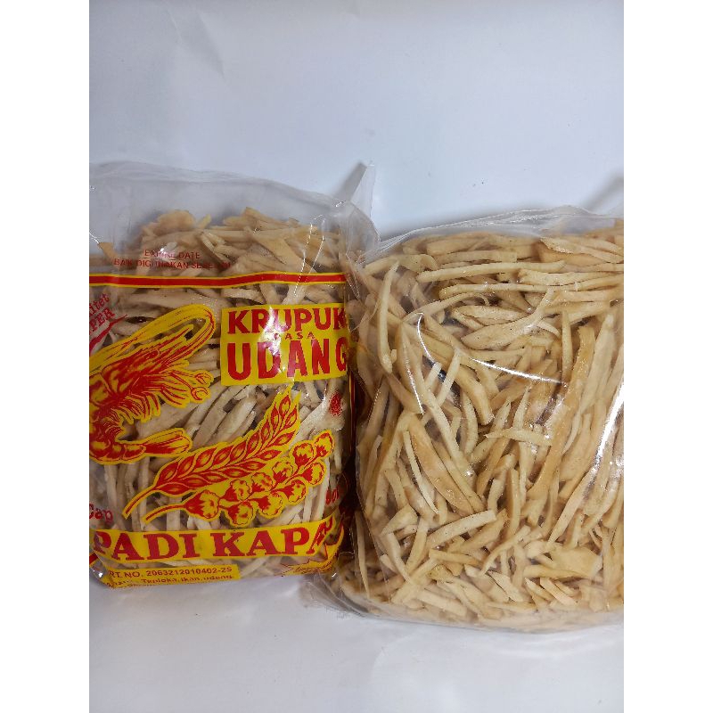 Jual KRUPUK STIK SIRIHAN RASA UDANG CAP PADI KAPAS KHAS INDRAMAYU 500 ...