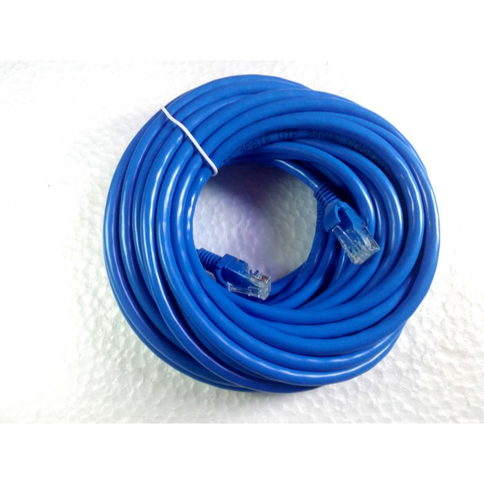 Jual kabel lan rj45 panjang 20 meter kualitas bagus siap pakai | Shopee ...