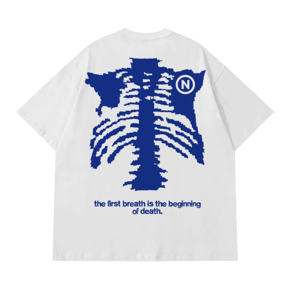 Jual Nuvous - Oversize T-Shirt The Bone 24s / kaos oversize unisex ...
