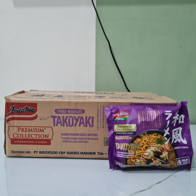 Jual INDOMIE TAKOYAKI 1 DUS / PREMIUM COLLECTION / INDOMIE GORENG / MIE ...