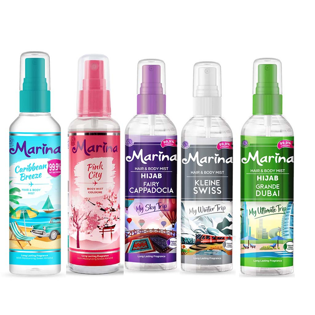 Jual Marina Hair & body Mist 100ml | Shopee Indonesia