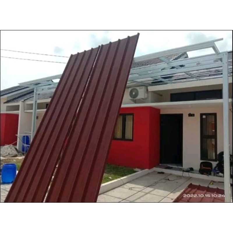 Jual Kanopi Baja Ringan Atap Spandek Pasir | Shopee Indonesia