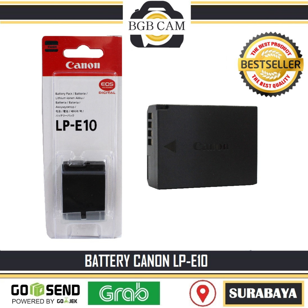 Jual Baterai For Canon LP-E10 Battery LPE 10 / LP E10 / 1200D / 1300D ...
