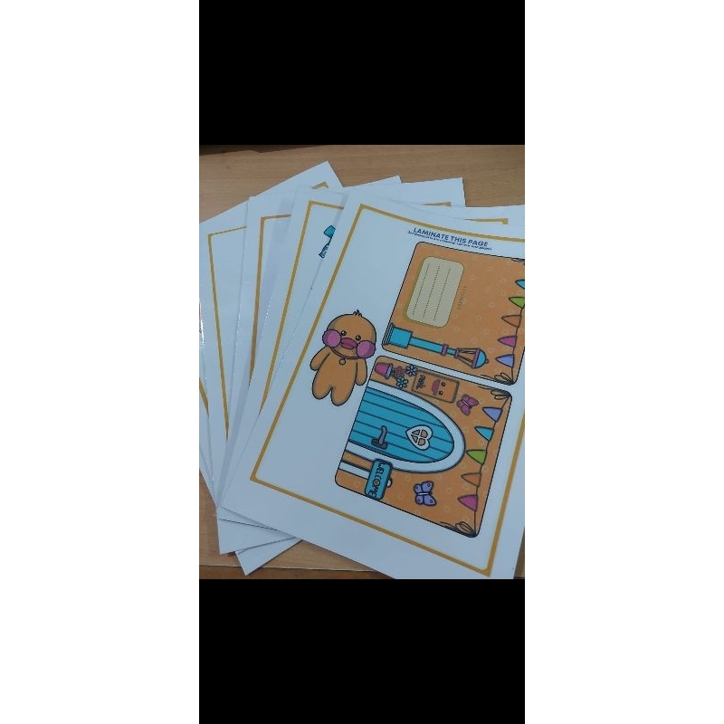 Jual Boneka kertas paper duck/busy book - edisi bebek (duck) sudah ...