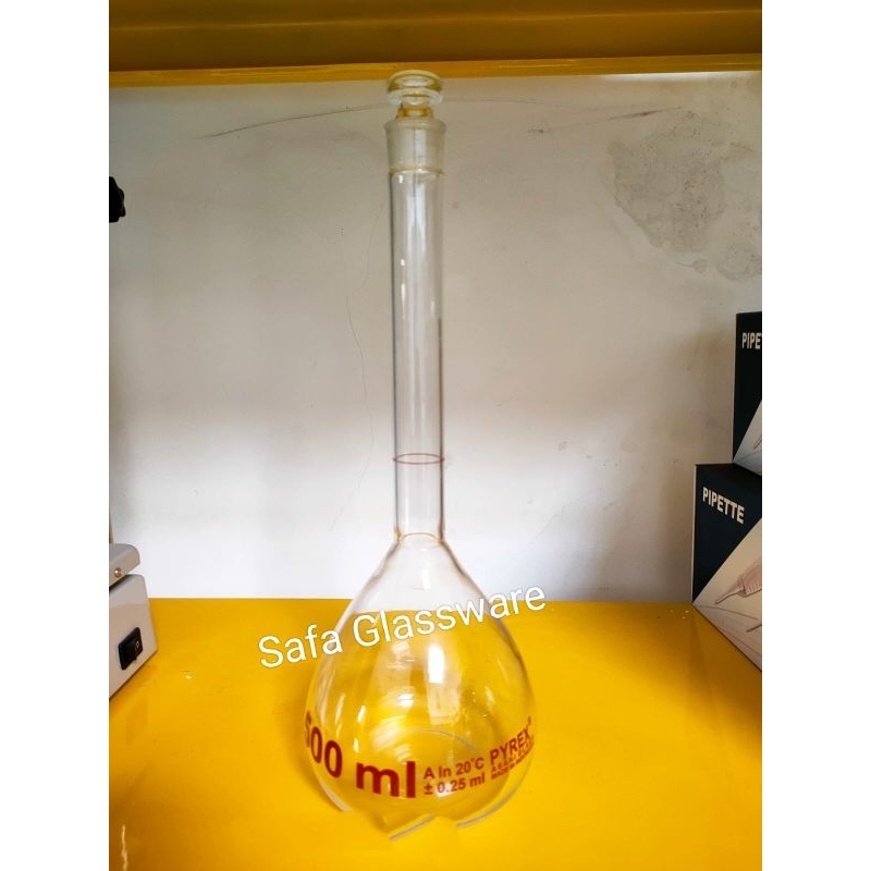 Jual Labu Ukur 500ml / Labu Takar/ Volumetric Flask 500ml | Shopee Indonesia