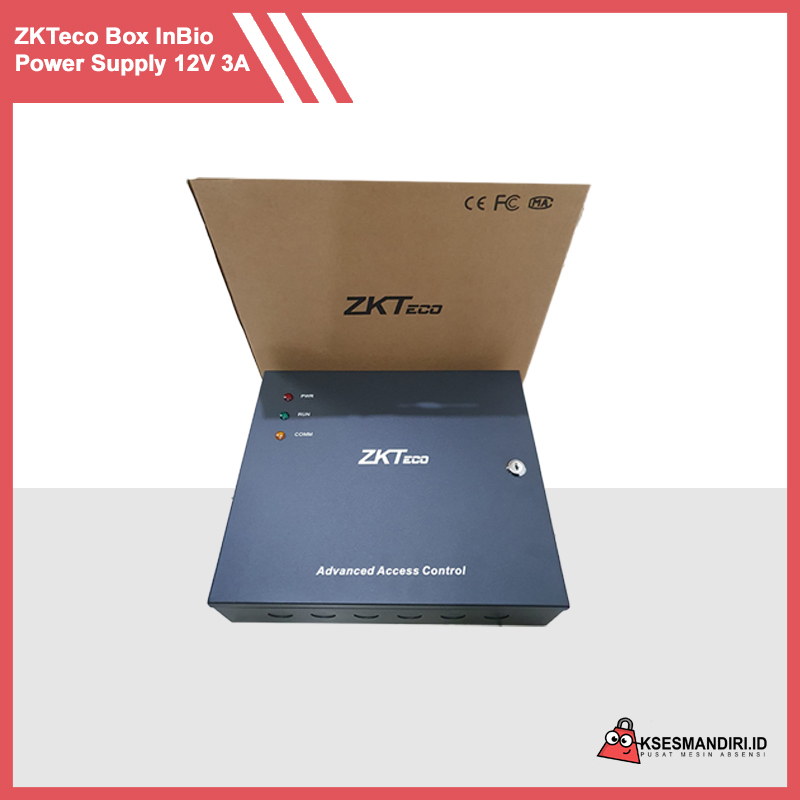 Jual Box Inbio dan Power Supply 13.8v 3a ORIGINAL ZKTECO | Shopee Indonesia