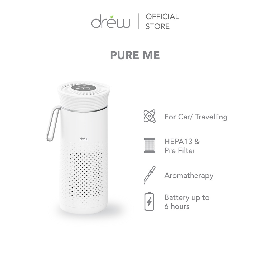 Jual Drew Air Pure Me Purifier Portable Sterilizer Udara | Shopee Indonesia
