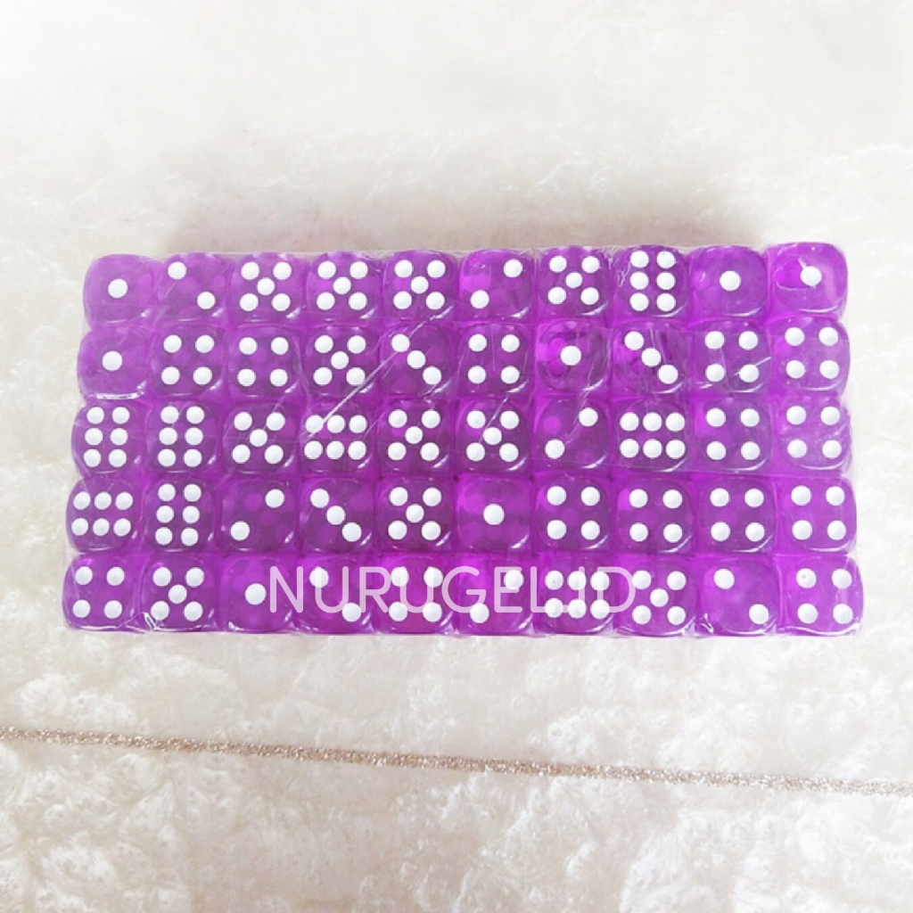 Jual Dadu Warna Colored Dice Die Acrylic 19mm x 19mm x 19mm | Shopee ...