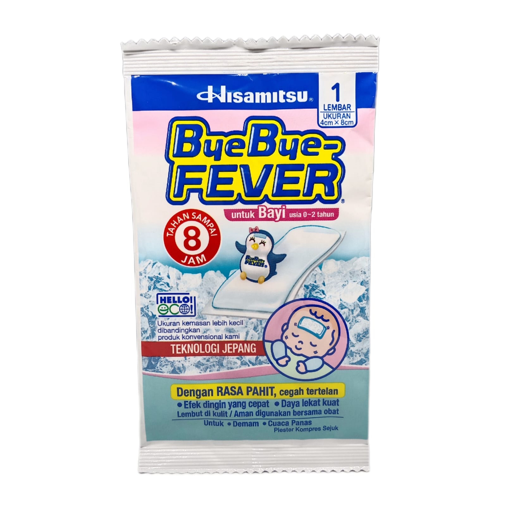 Jual Bye Bye Fever Bayi 1 Lembar/ Plester yang digunakan pada anak ...