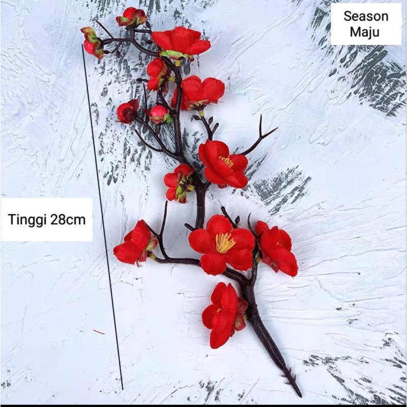 Jual Topper Bunga sakura Plum presik Cherry blossom Topper hiasan kue ...