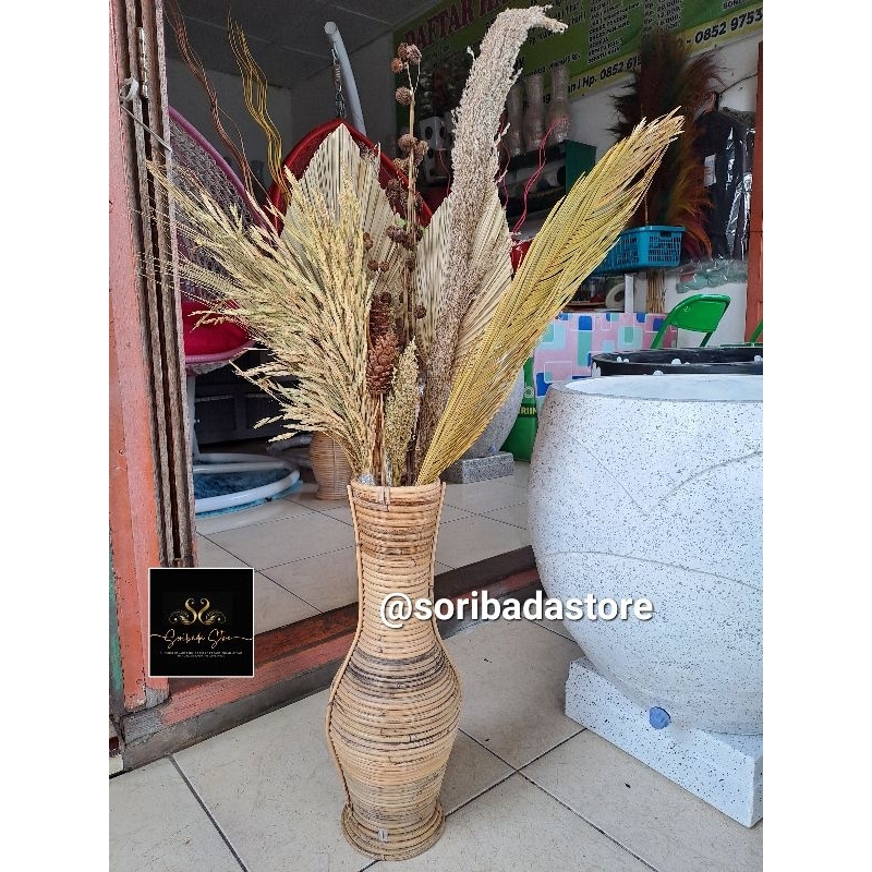Jual Bunga Kering| Bunga Kering Komplit | Pampas | Rayung | Bunga ...