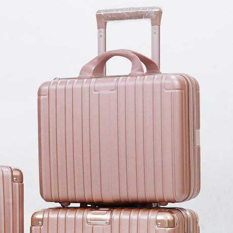 Jual 031 KOPER 14 INCH Beauty case - Make up suitcase - PC ABS ...