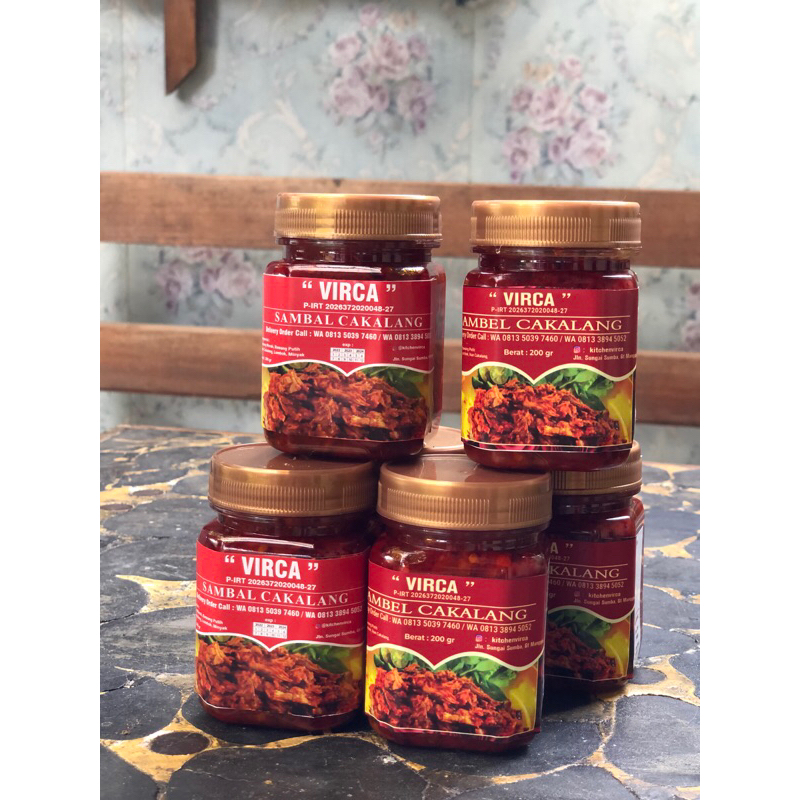 Jual Aneka sambal VIRCA Sambal Cakalang,Baby Cumi,Roa | Shopee Indonesia