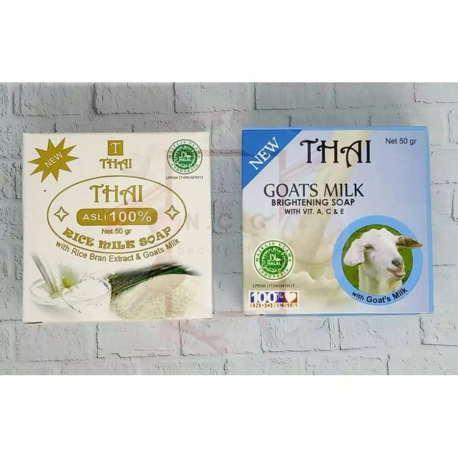 Jual Sabun Thai Rice milk / Goat Milk - Thai Goat Milk | Shopee Indonesia