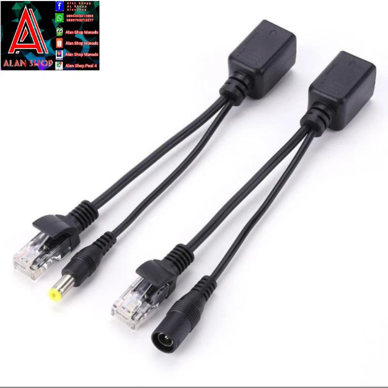 Jual KABEL POE SPLITTER DAN INJECTOR 1 PASANG | Shopee Indonesia