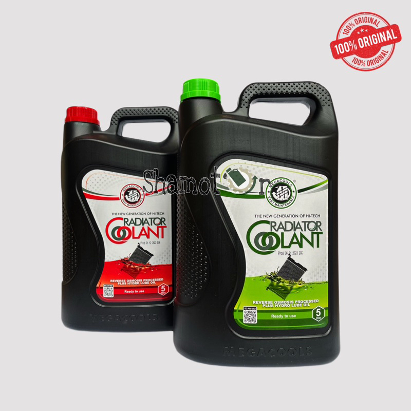 Jual Air Radiator Megacool 5 Liter. Radiator Coolant Megacool Galon ...