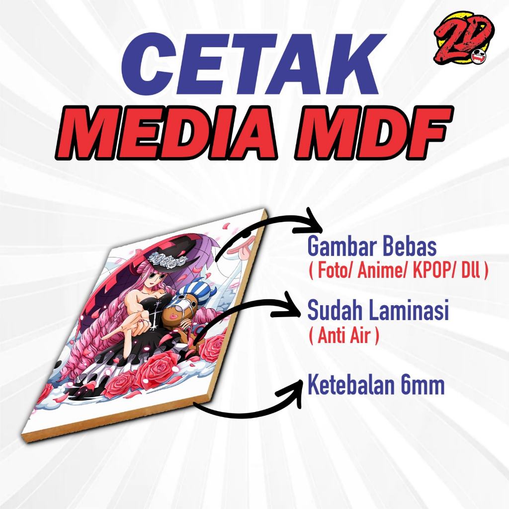 Jual Paket cetak papan MDF 20x20 isi 6pcs | Shopee Indonesia