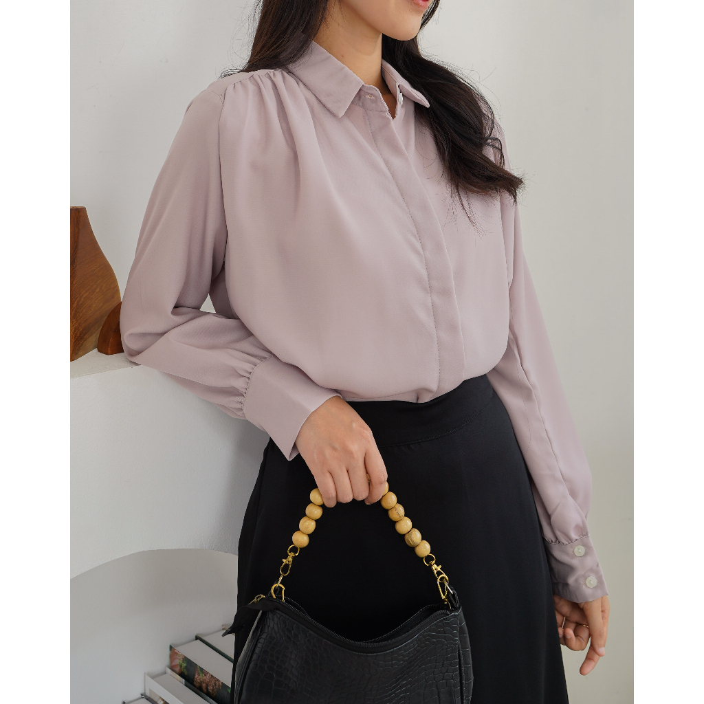 Jual Chamele - Nami OVERSIZE Kemeja PREMIUM IMPOR TIDAK NERAWANG Korean ...