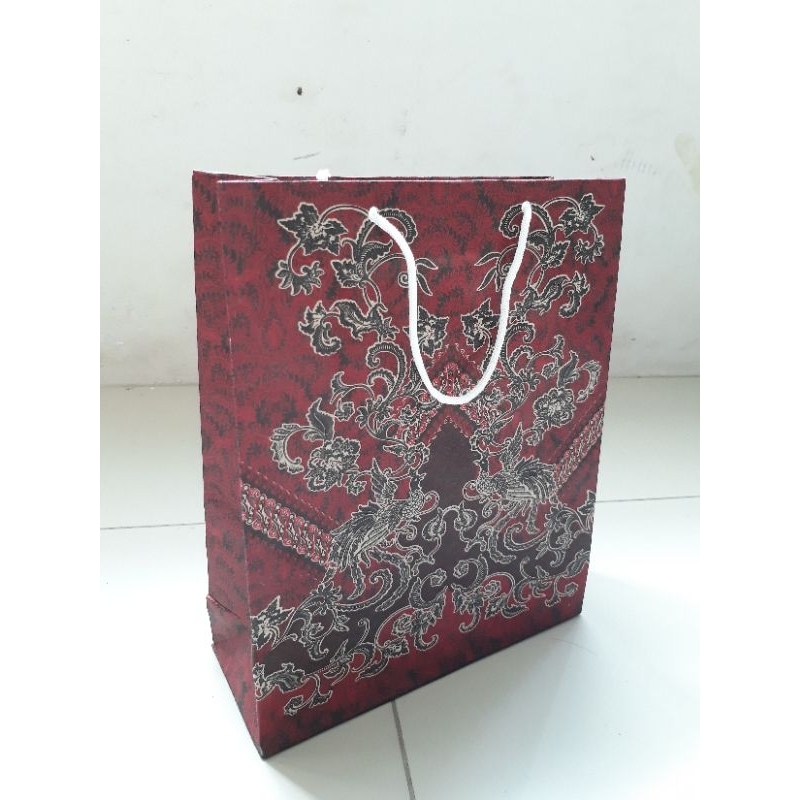 Jual Paper Bag Batik Kecil Ukuran 20x25cm (12pcs) | Shopee Indonesia