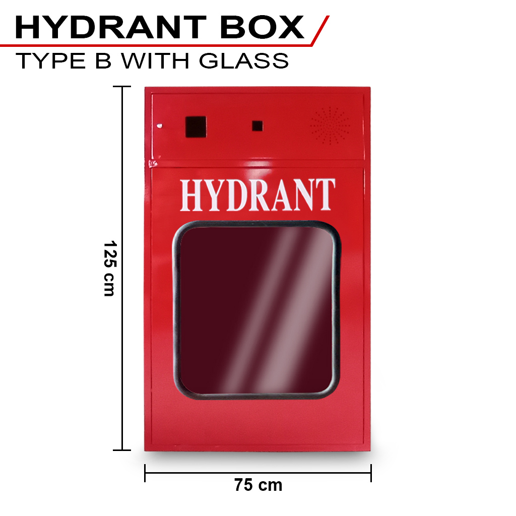 Jual Hydrant Box Type B Dengan Kaca - 75 x 18 x 125 cm - Powder Coating ...