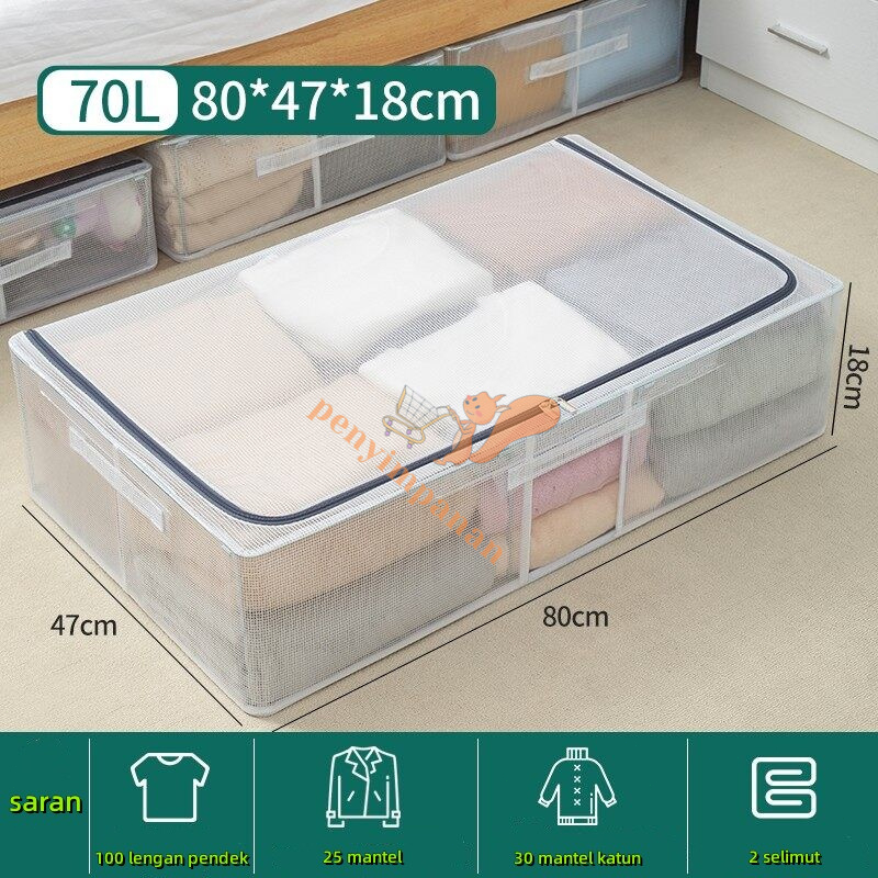 Jual box penyimpanan Lipat kotak penyimpanan pakaian serbaguna mainan ...