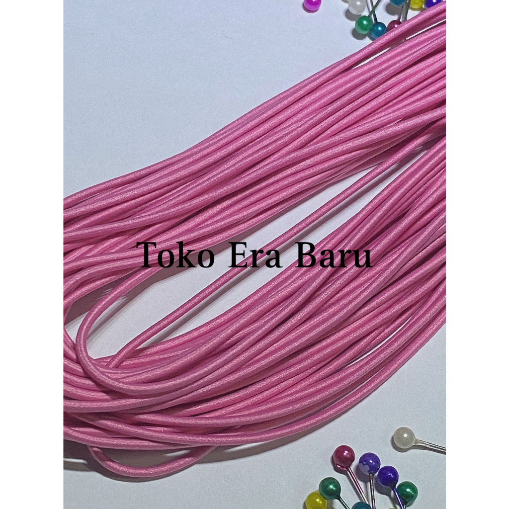 Jual TALI ELASTIS POLOS TALI SENGKELIT-TALI KARET -TALI KANCIING-MASKER ...