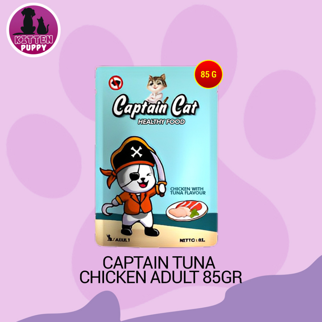 Jual Makanan Basah Kucing Captain Wet Food Pouch 85 Gram | Shopee Indonesia