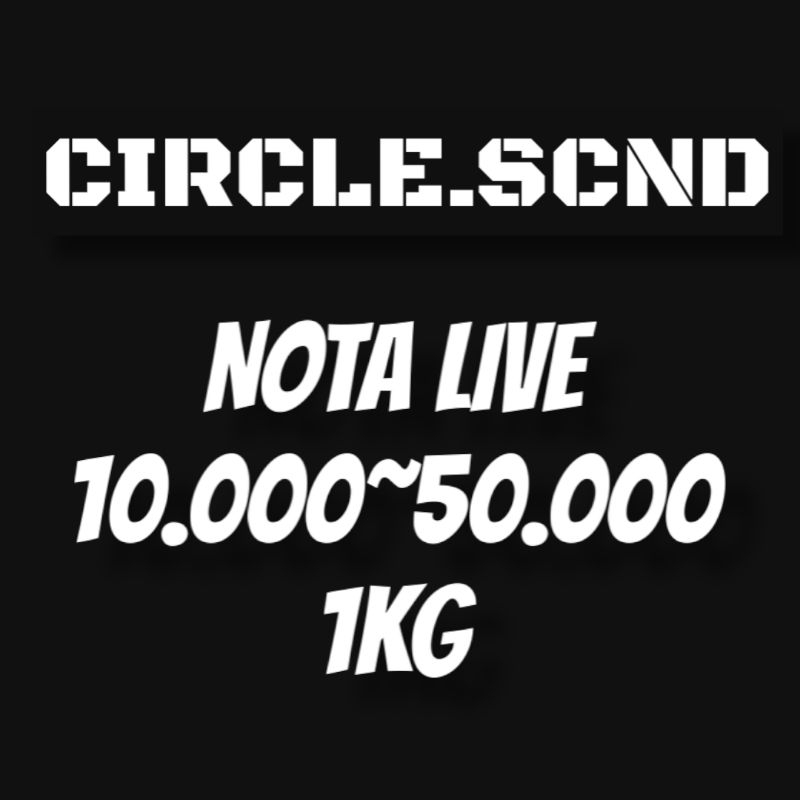 Jual nota link 10-50rb 1KG (+adm 10%) | Shopee Indonesia