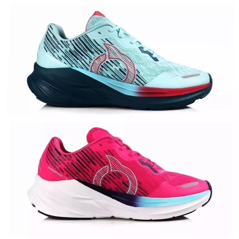 Jual Sepatu Lari Running Ortuseight HYPERFUSE - Red Cyan White Black ...