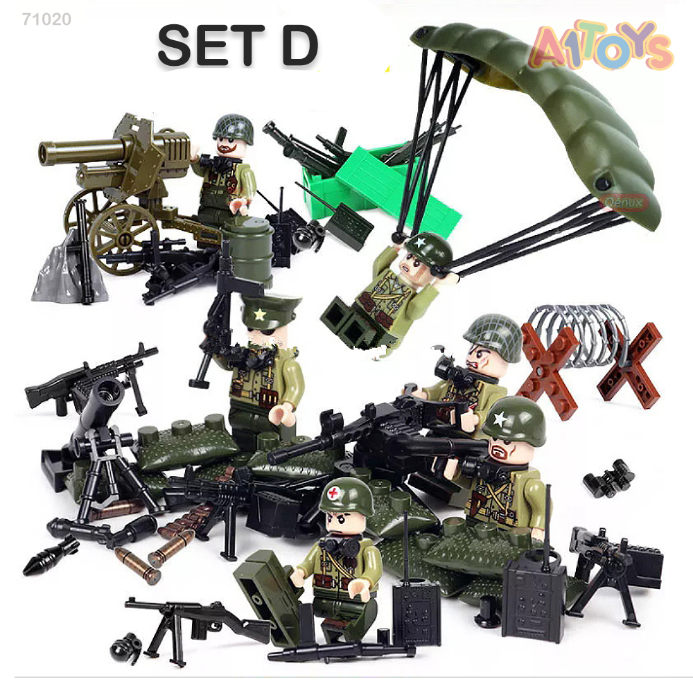 Jual Tentara Mainan Polisi Mainan Brick Tentara Brick Polisi Swat Murah Miniatur Army Perang
