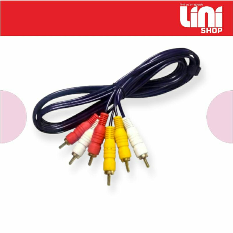 Jual KABEL RCA KABEL AV TV TABUNG LED KABEL STB | Shopee Indonesia