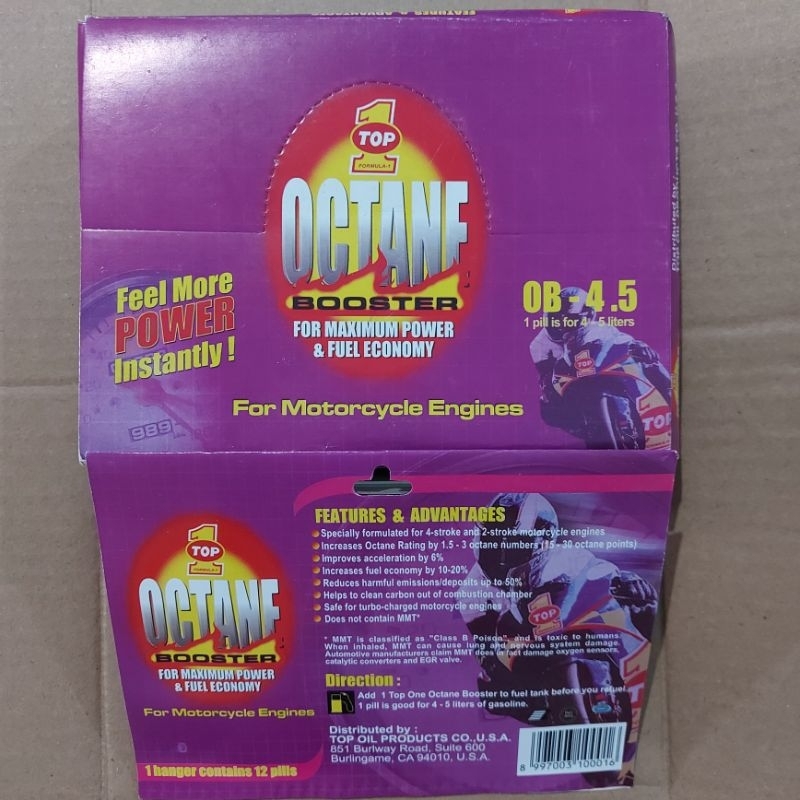 Jual TOP1 OCTANE BOOSTER PILL OB-4.5 | Shopee Indonesia