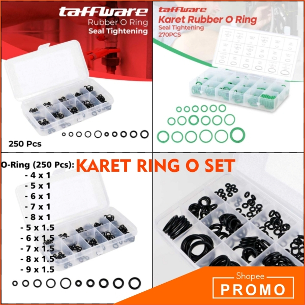 Jual Karet O Ring Seal Set Pack Rubber Kit Gasket Pompa Air Oring Sil Motor Mobil Anti Bocor ...