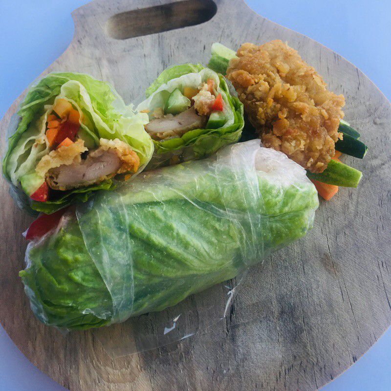 Jual Salad Vietnam Springroll Chicken Karage / Rice Paper / Fresh Food ...