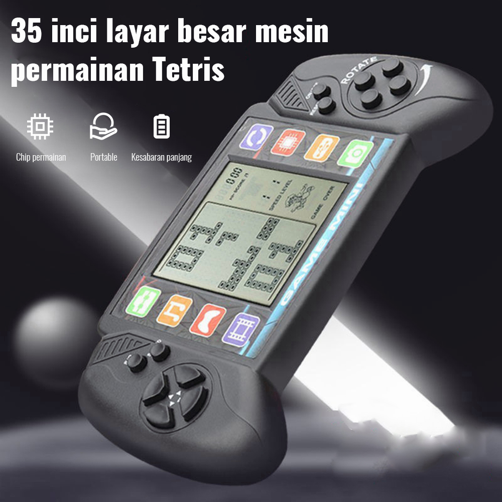 Jual Handheld Retro Mini Gameboy Layar 3.5 inci Tetris Bricks Game Boy ...