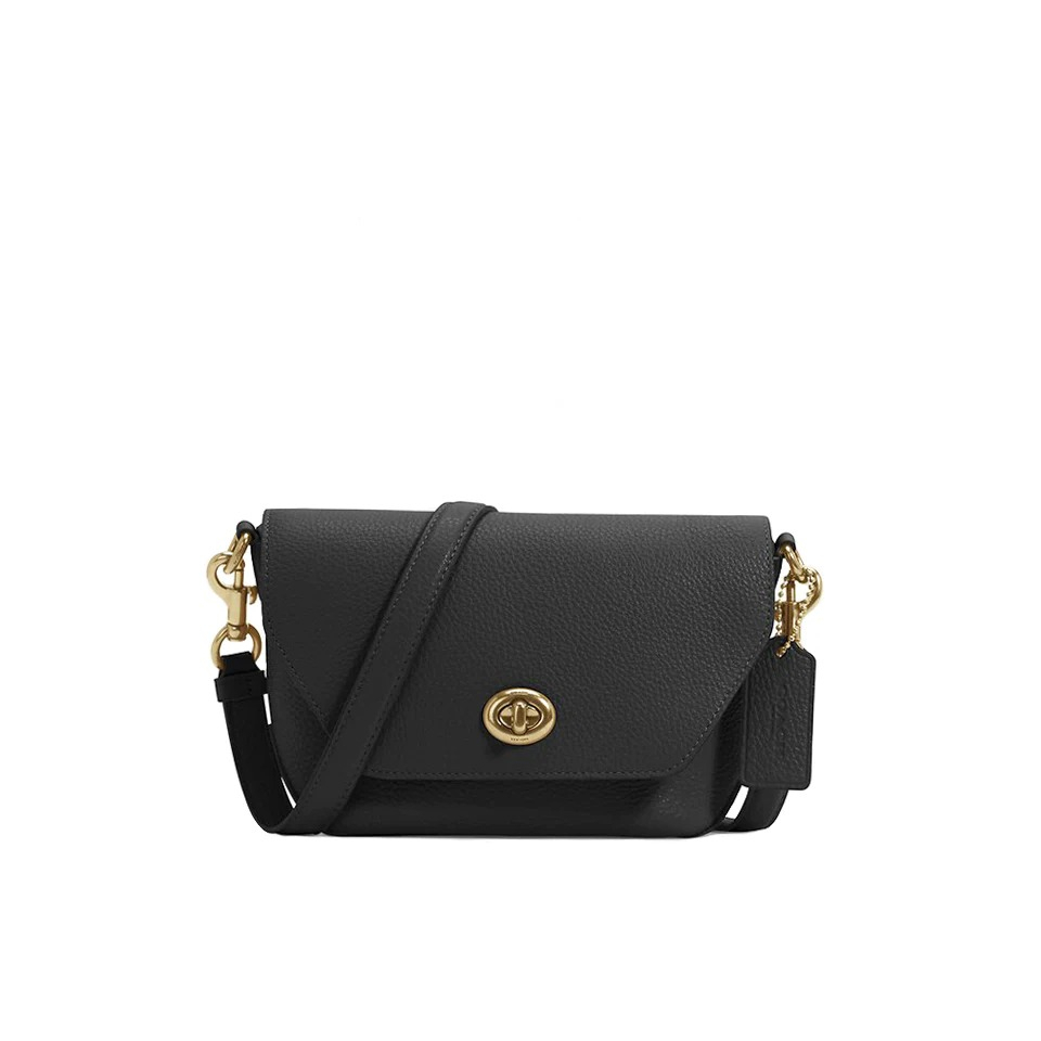 Jual Coach C2815 Karlee Leather Crossbody Black | Shopee Indonesia