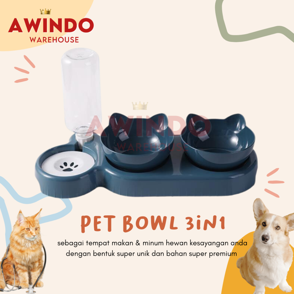 Jual PLATE 23 - Premium Tempat Piring Pakan Minum Makan Kucing Anjing ...