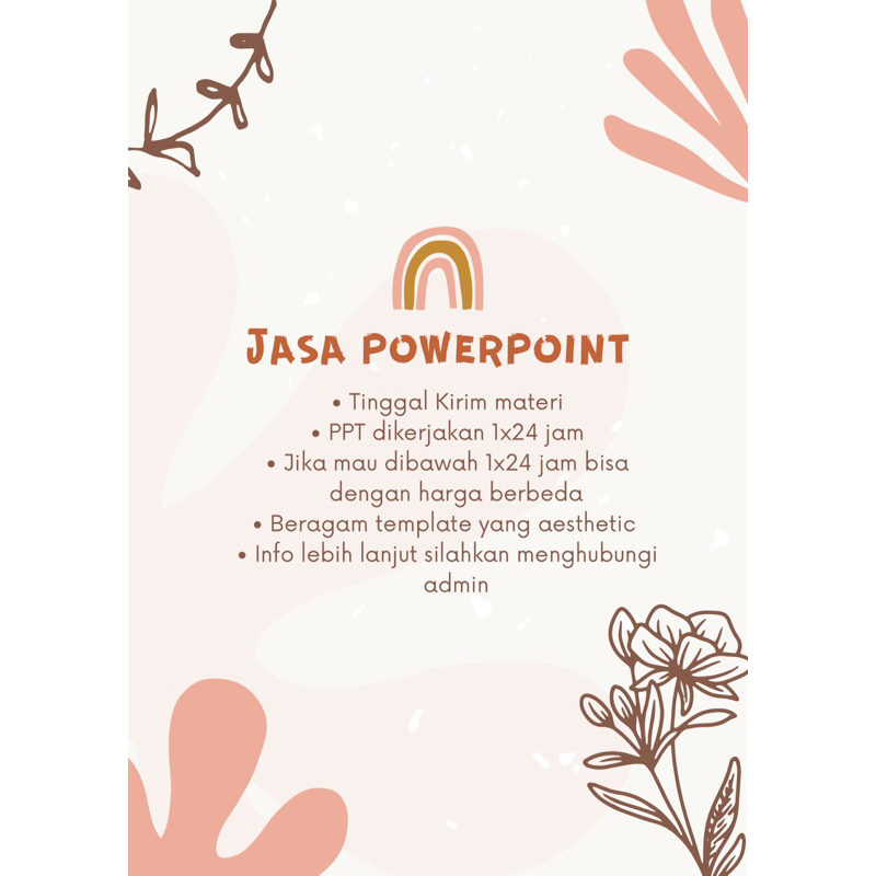 Jual JASA JOKI POWERPOINT PPT AESTHETIC | Shopee Indonesia