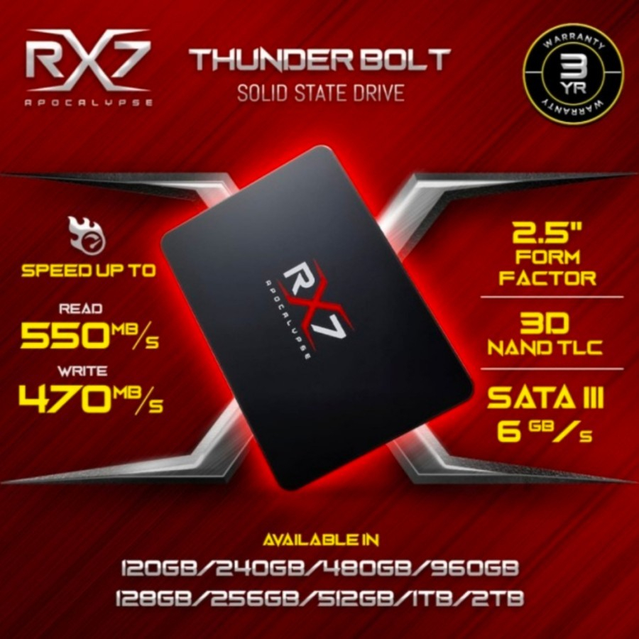Jual SSD RX7 128GB GARANSI RESMI 3 TAHUN | Shopee Indonesia