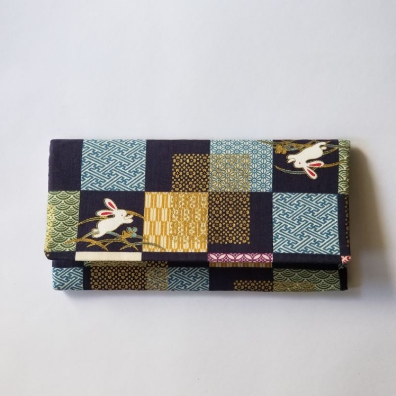 Jual DOMPET KAIN UANG/NOTA HANDMADE KOREAN JAPANESE LONG SLIM WALLET ...